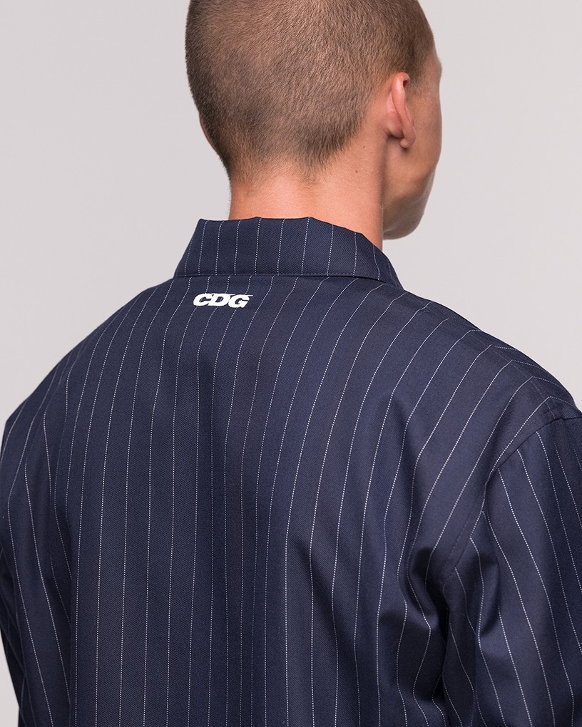 STUSSY CDG PIN STRIPED BING JACKET - www.makesocialmediasell.com