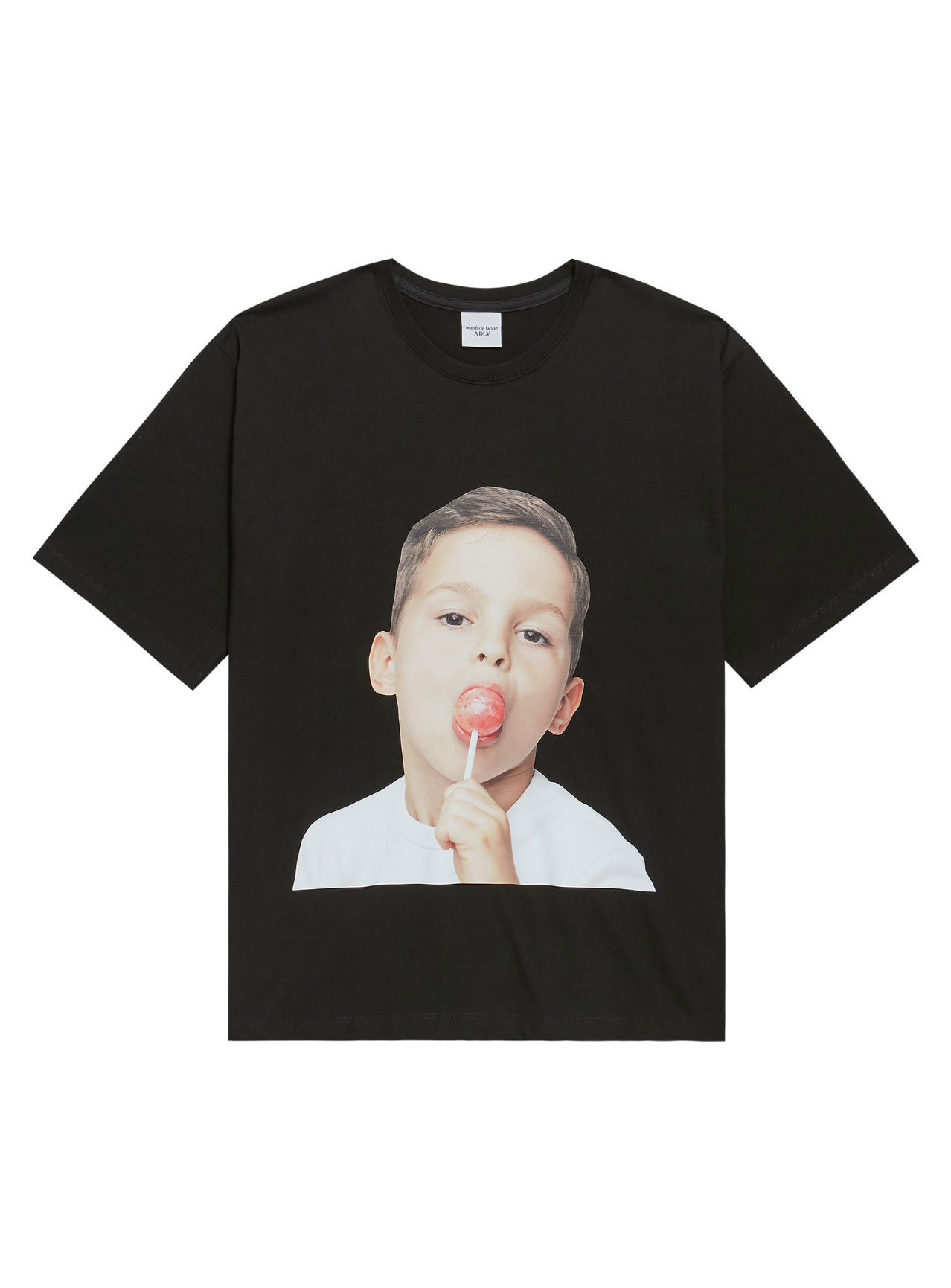ADLV BABY FACE SHORT SLEEVE BLACK CANDY