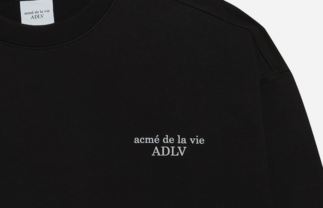 ADLV LOGO SWEATSHIRT BLACK
