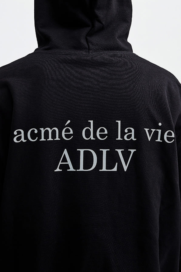 ADLV LOGO HOODIE BLACK