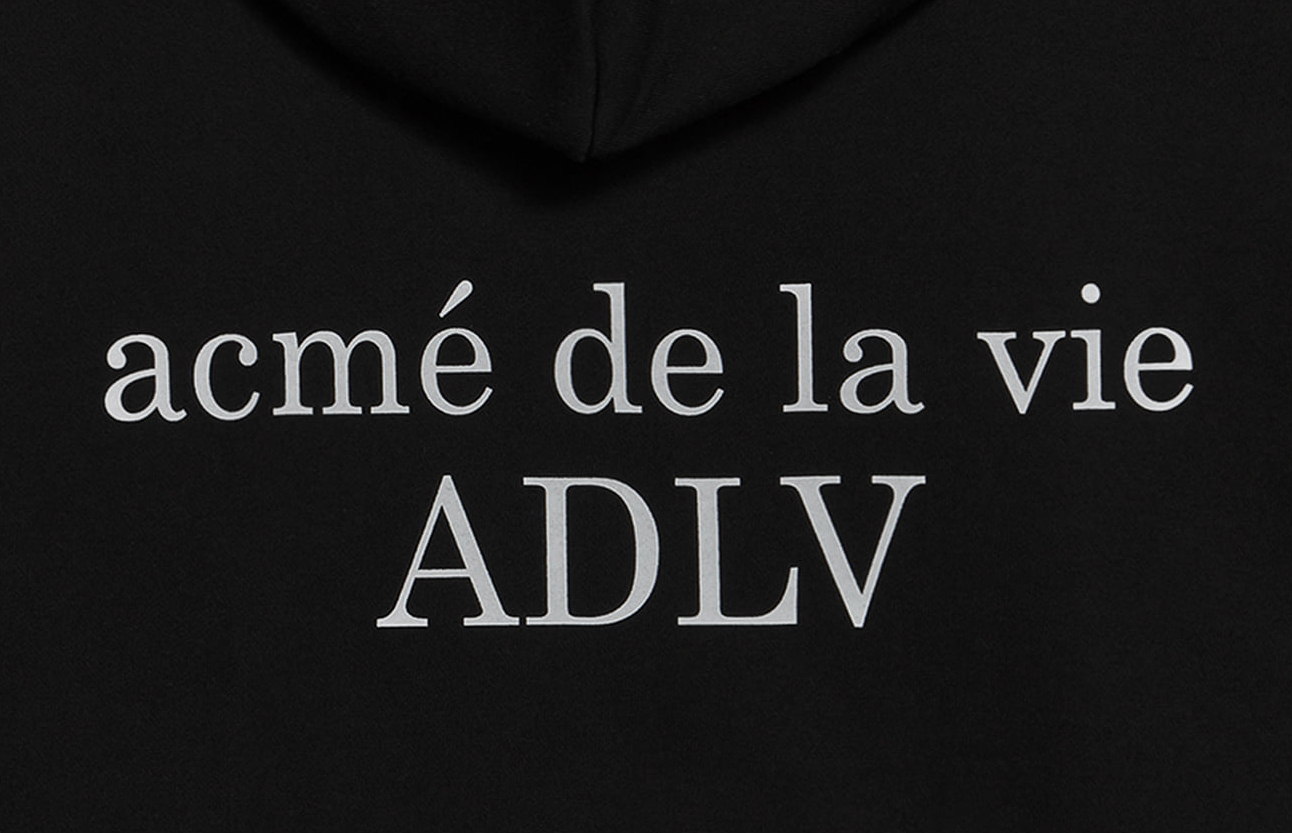 ADLV LOGO HOODIE BLACK